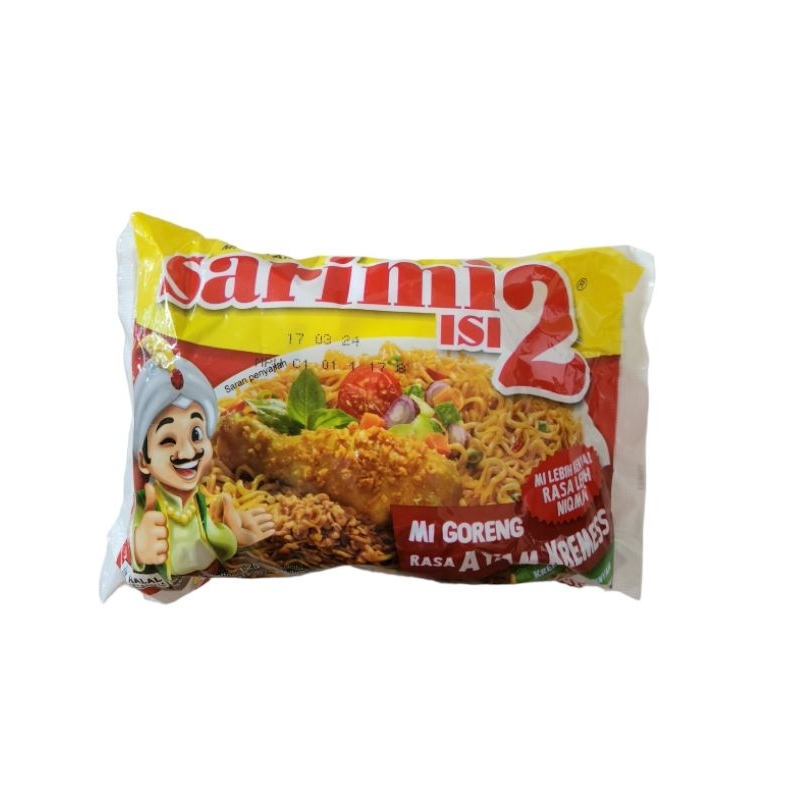 Jual Sarimi Isi 2 Mie Instan Goreng Ayam Kremes 125g | Shopee Indonesia