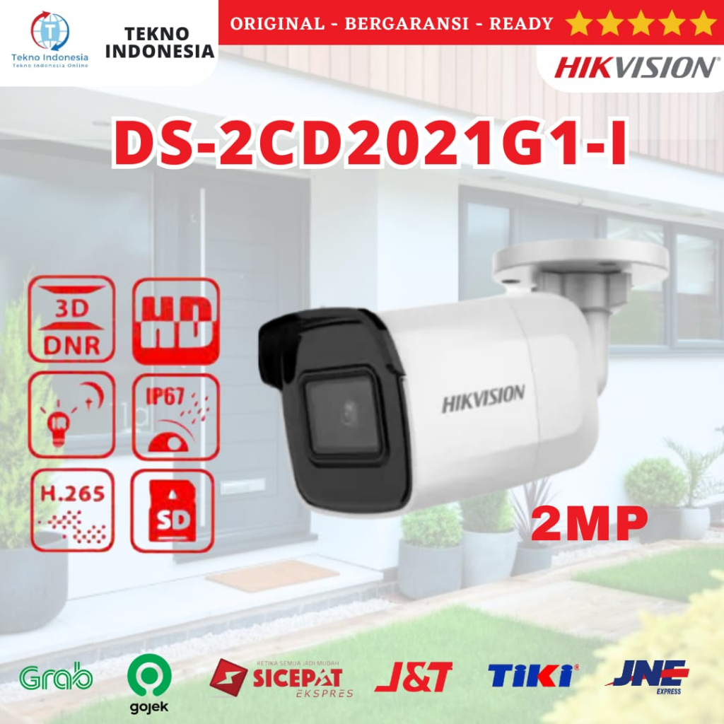 Jual Hikvision DS-2CD2021G1-I 2MP WDR Mini Bullet IP Camera Outdoor ...