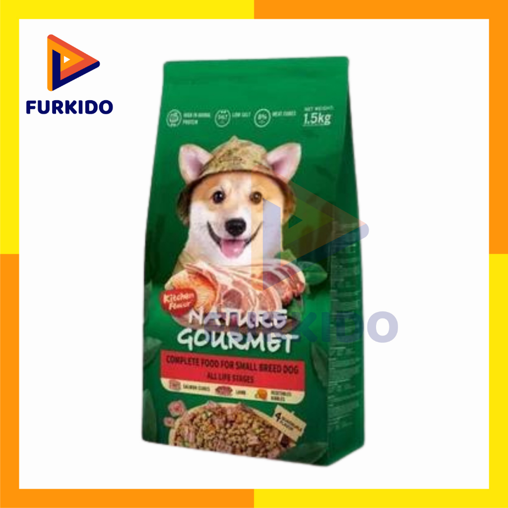 Jual KF Nature Gourmet Kitchen Flavor Dog Food Puppy to Adult Salmon ...