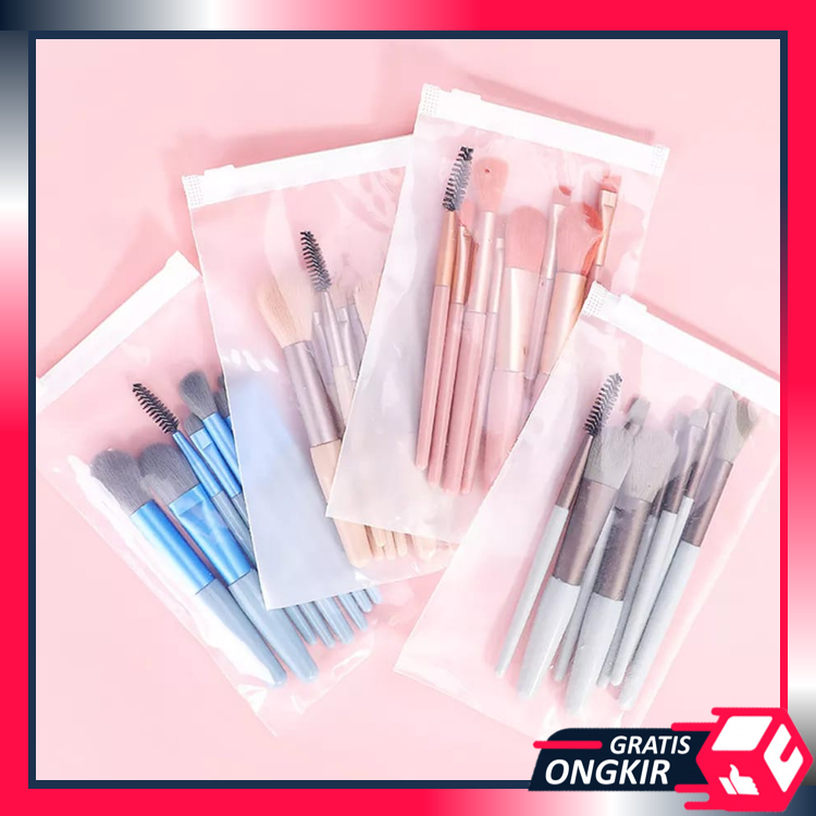 Jual Gratis Ongkir - K5016 Kuas Make Up 8 in 1 / Make Up Tools / Make ...