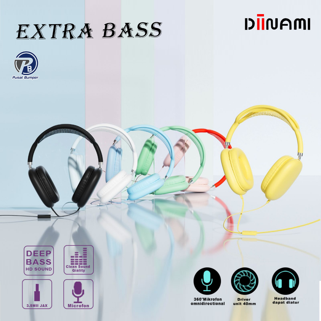 Jual MACARON DIINAMI DI 98 hf Handsfree Bando HIFI Sound HD Mic Headset ...