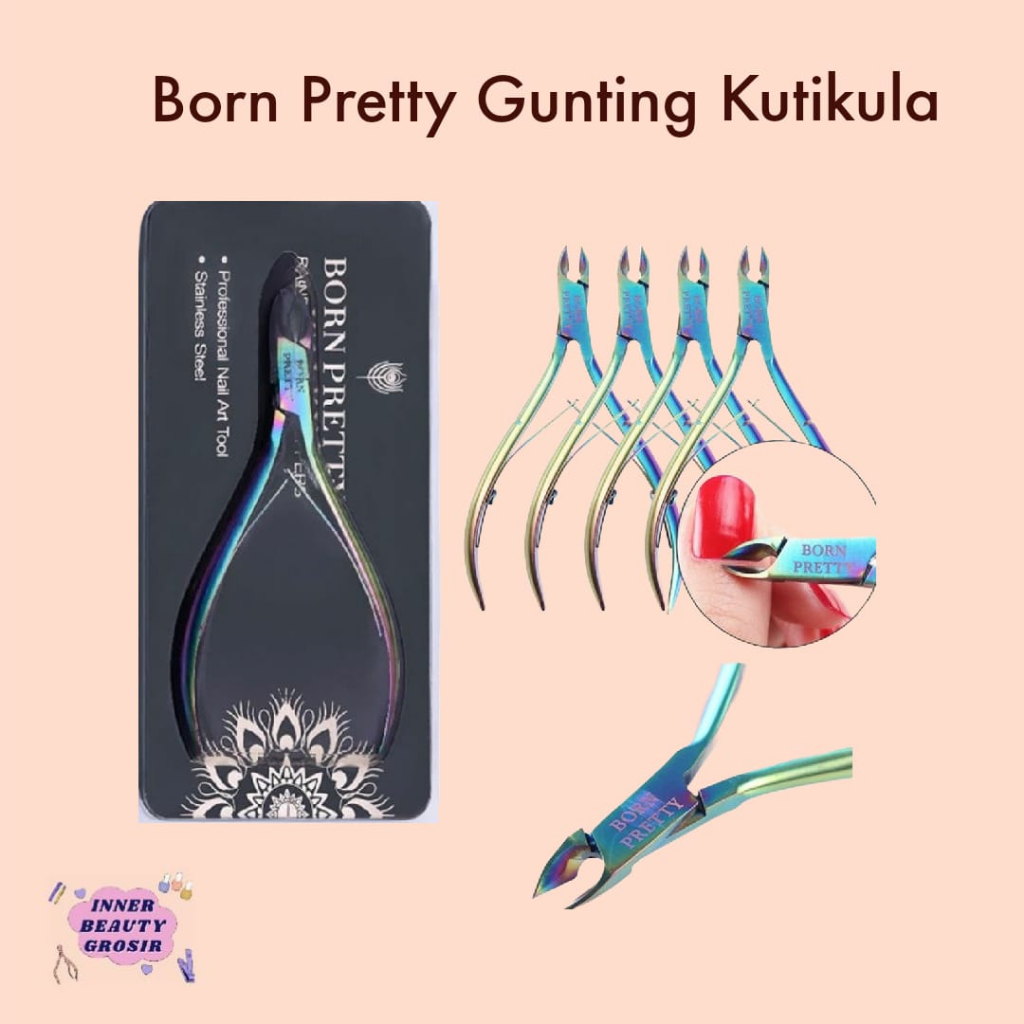 Jual Born Pretty Gunting Kutikula Premium Stainless / Cuticule Nippers ...