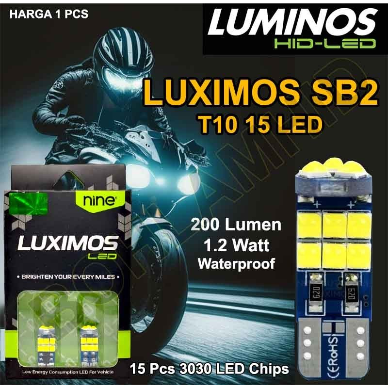Jual LED Senja Motor TIGER NEW REV T10 Lampu LUMINOS Luximos SB2 ...