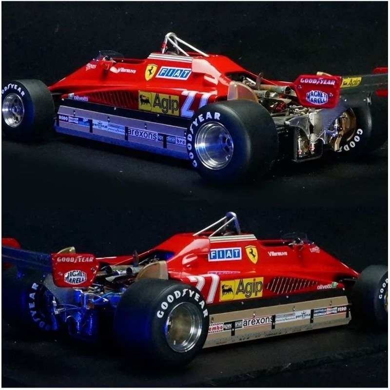 Jual Model Factory Hiro, Ferrari 126 C2 GP San Marino 1982 G ...