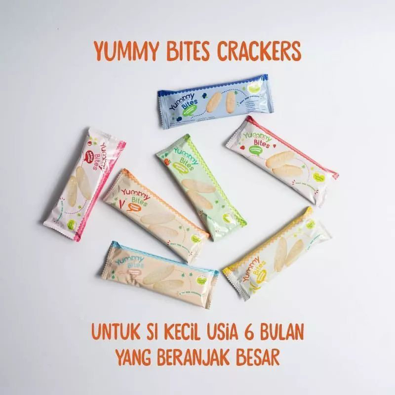 Jual [ECERAN] YUMMY BITES Crackers | Harga Tertera Untuk Per 1pc atau 1 ...