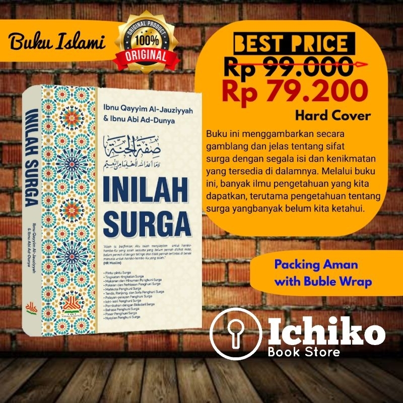 Jual BUKU INILAH SURGA By Ibnu Qayyim Al Jauziyyah & Ibnu Abi Ad Dunya ...