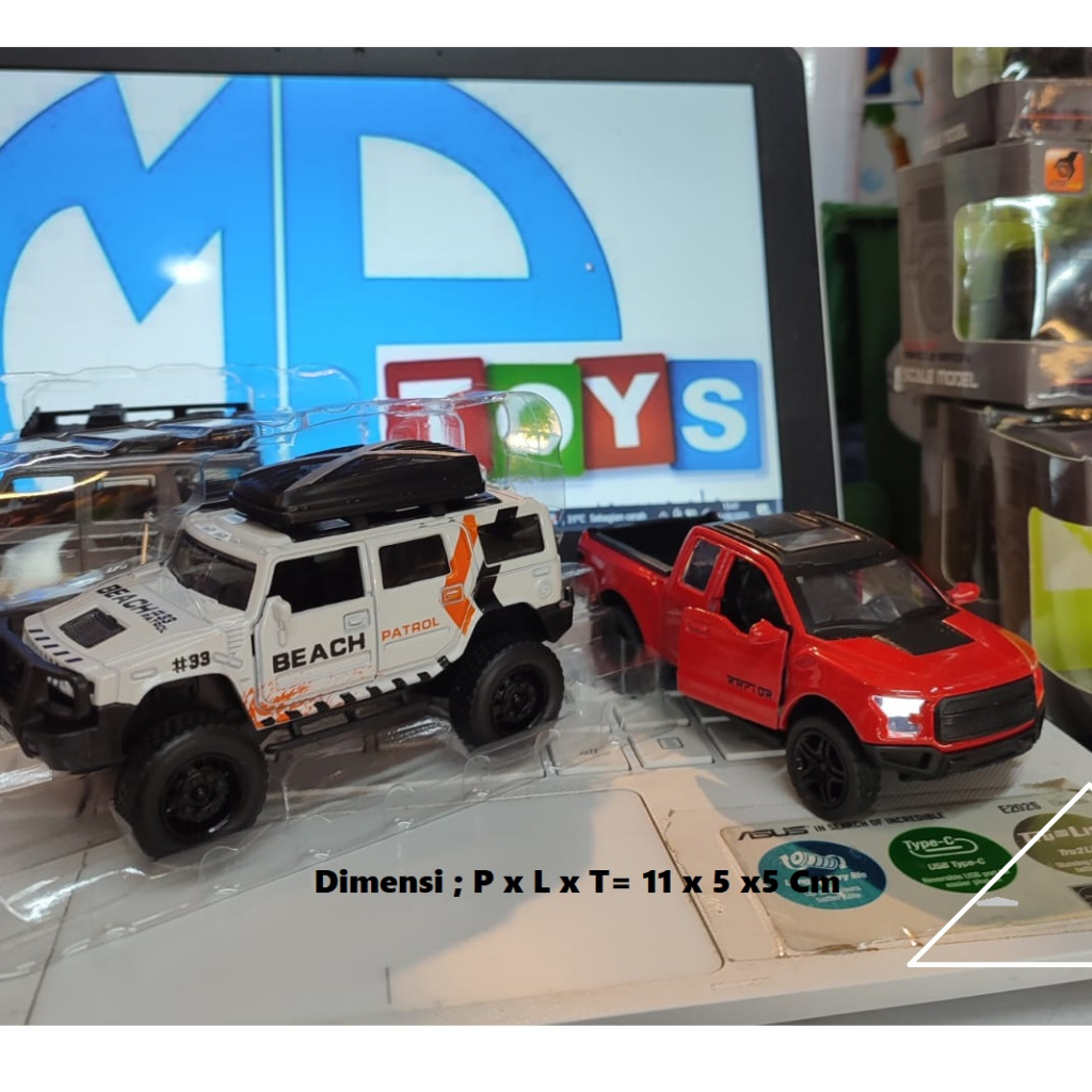 Jual Diecast mobil jeep mercy Jeep hilux toyota diecast mobil alloy ...