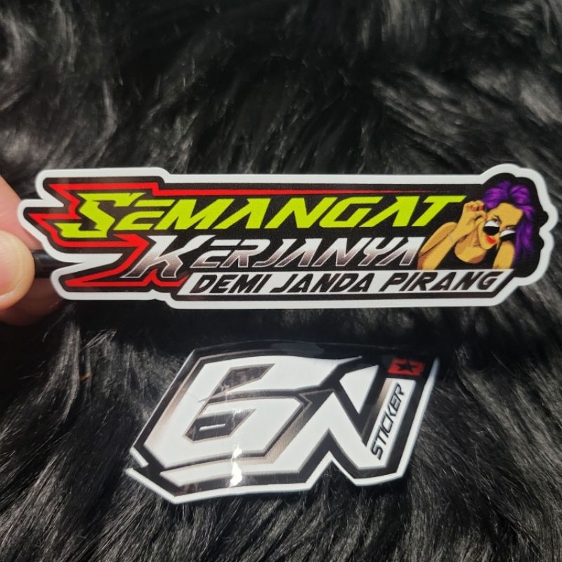 Jual stiker kata2 semangat kerjanya | Shopee Indonesia