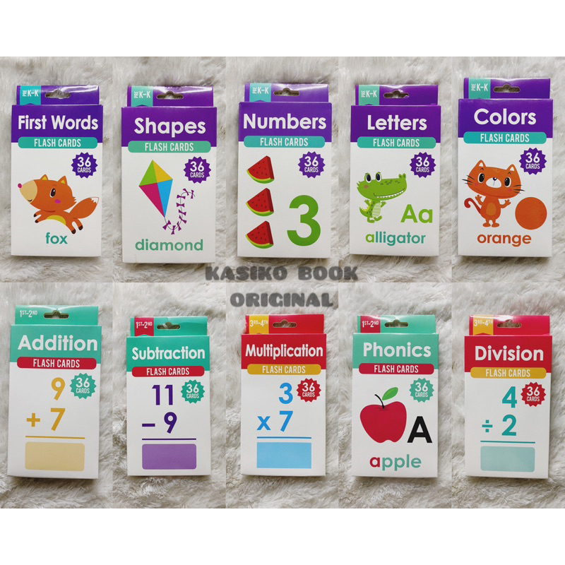 Jual FLASH CARD ANAK ABJAD HURUF ANGKA NUMBER DAN FLASHCARD PHONICS ...