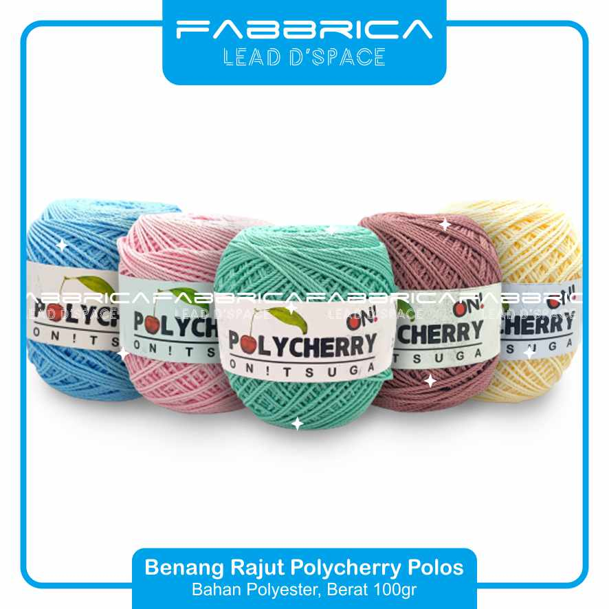 Jual Fabbrica - Benang Rajut Polyester Polycherry 100gr Onitsuga Warna ...