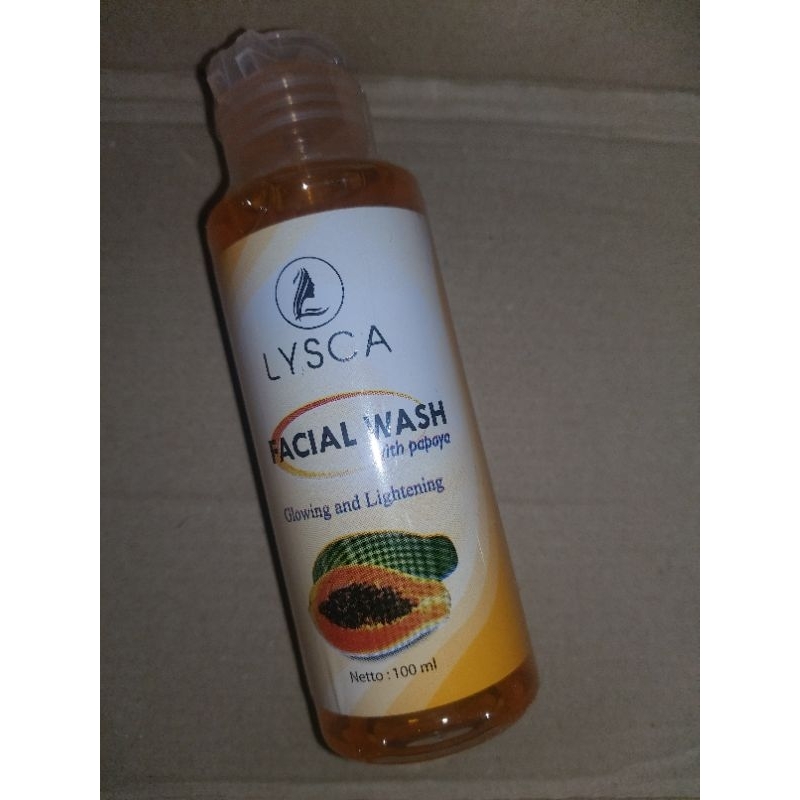 Jual Lysca Facial Wash with Papaya 100ml (exp juni 2025) | Shopee Indonesia
