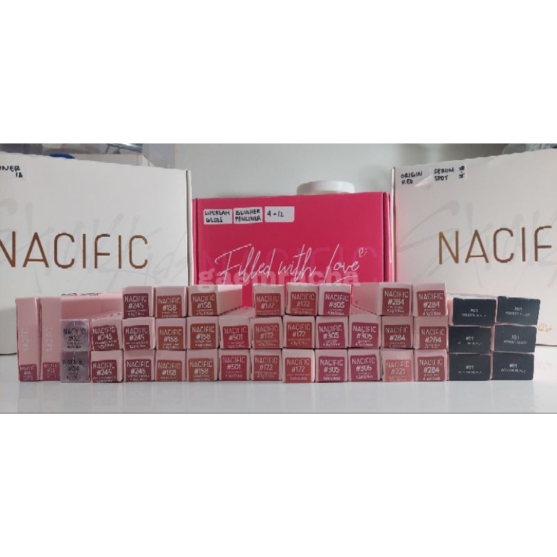 Jual Nacific Make Up Lipcream Liptint Penliner Blusher | Shopee Indonesia