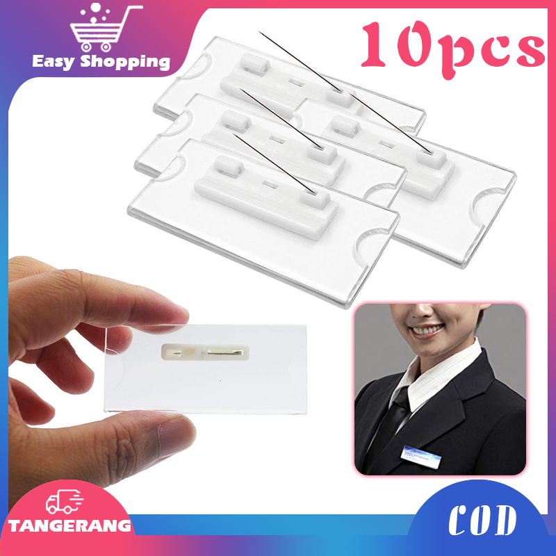 Jual 10pcs Nametag Insert Paper Name Tag Manual Akrilik Bahan Papan ...