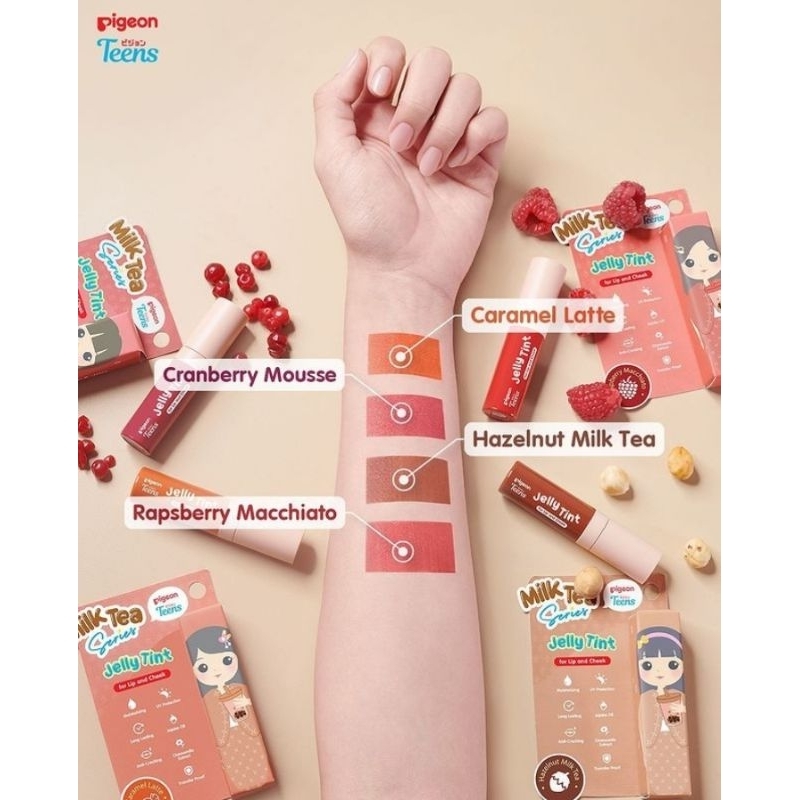 Jual pigeon Teens Milk Tea Series Lip&Cheek | Shopee Indonesia