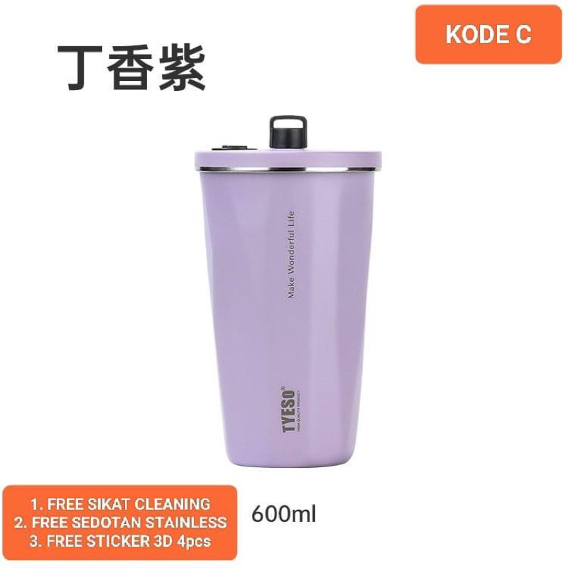 Jual TUMBLER TYESO VIRAL ORIGINAL 100% IMPORT BISA DENGAN BELT/TIDAK DAN STICKER DAN GRADASI DAN ...