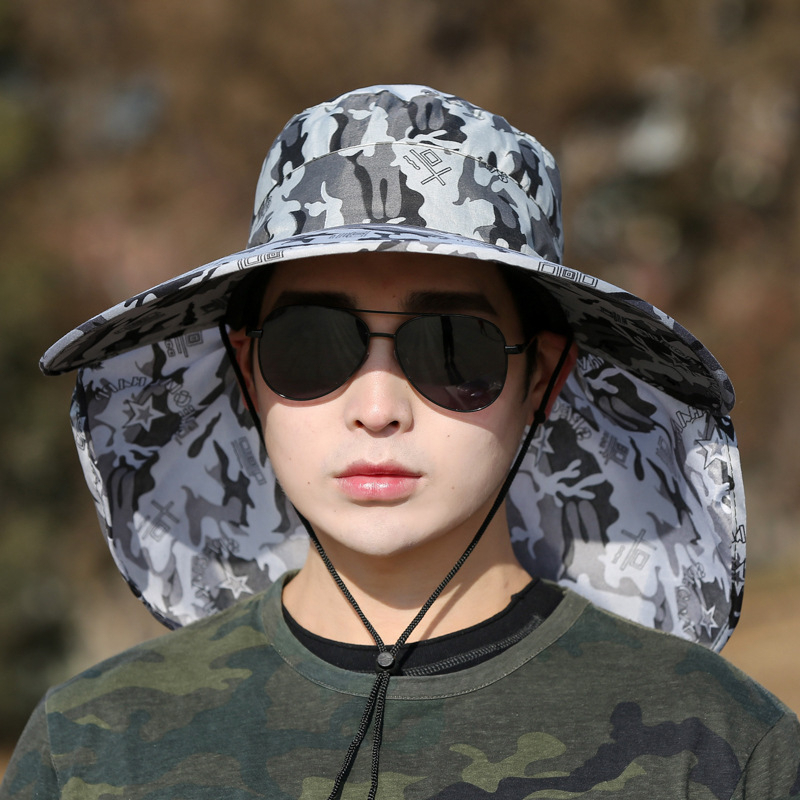 Jual Topi Visor Cadar pria Anti UV Lebar/ Topi Kebun / Topi Masker ...