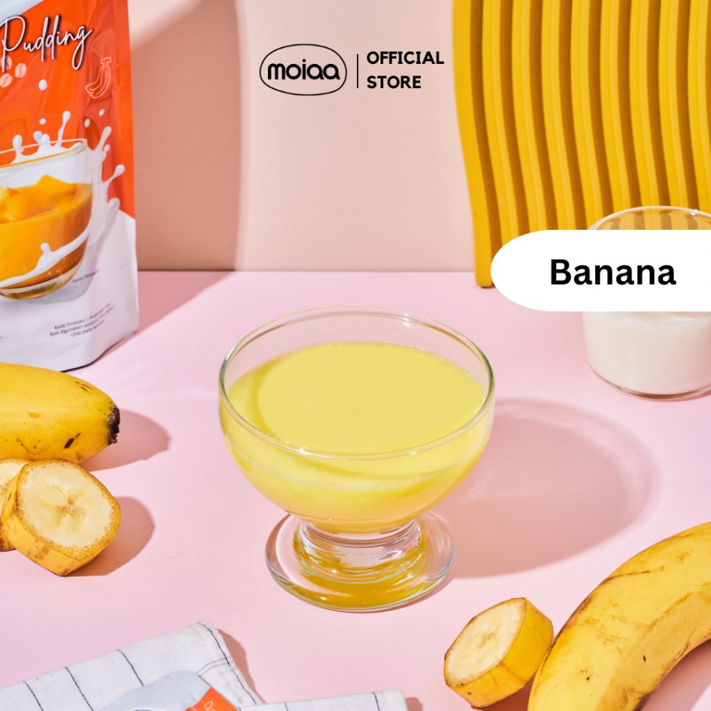 Jual BANANA Silky Pudding Powder/ Rasa Pisang Puding Instant - MOIAA ...