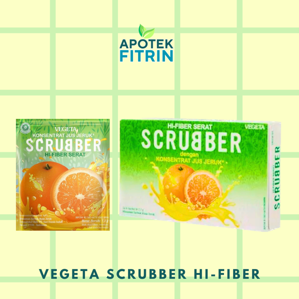 Jual VEGETA SCRUBBER 6 SACHET | Shopee Indonesia