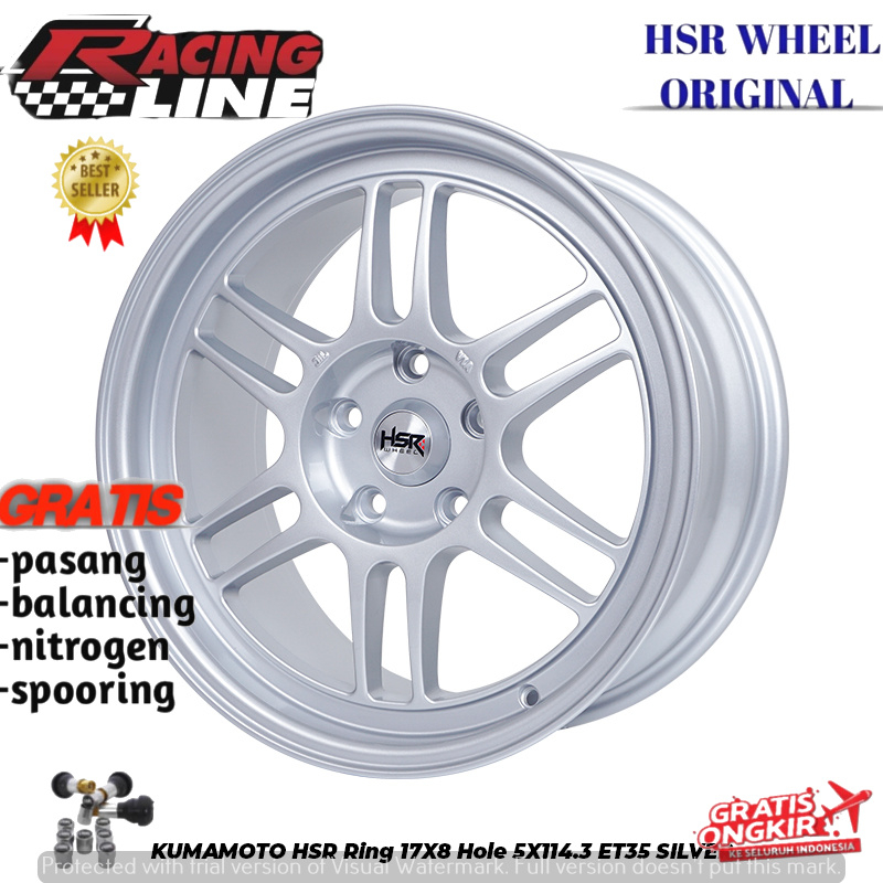 Jual Velg Mobil Racing Ring 17 Untuk innova Rush Terios Luxio Grandmax Ertiga Xgear Supora ...