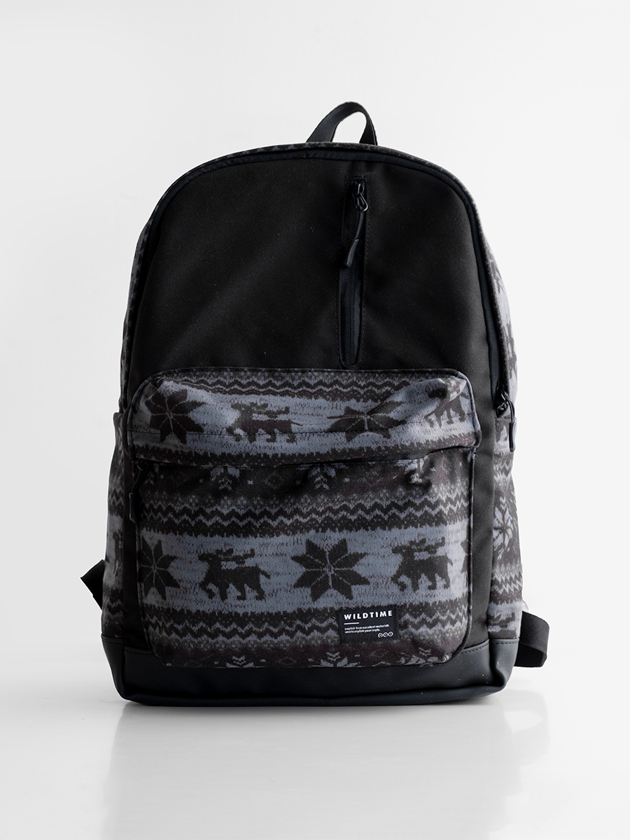 Jual Wildtime&Co - Ransel Bag Pack Sagha Cultural Black | Shopee Indonesia