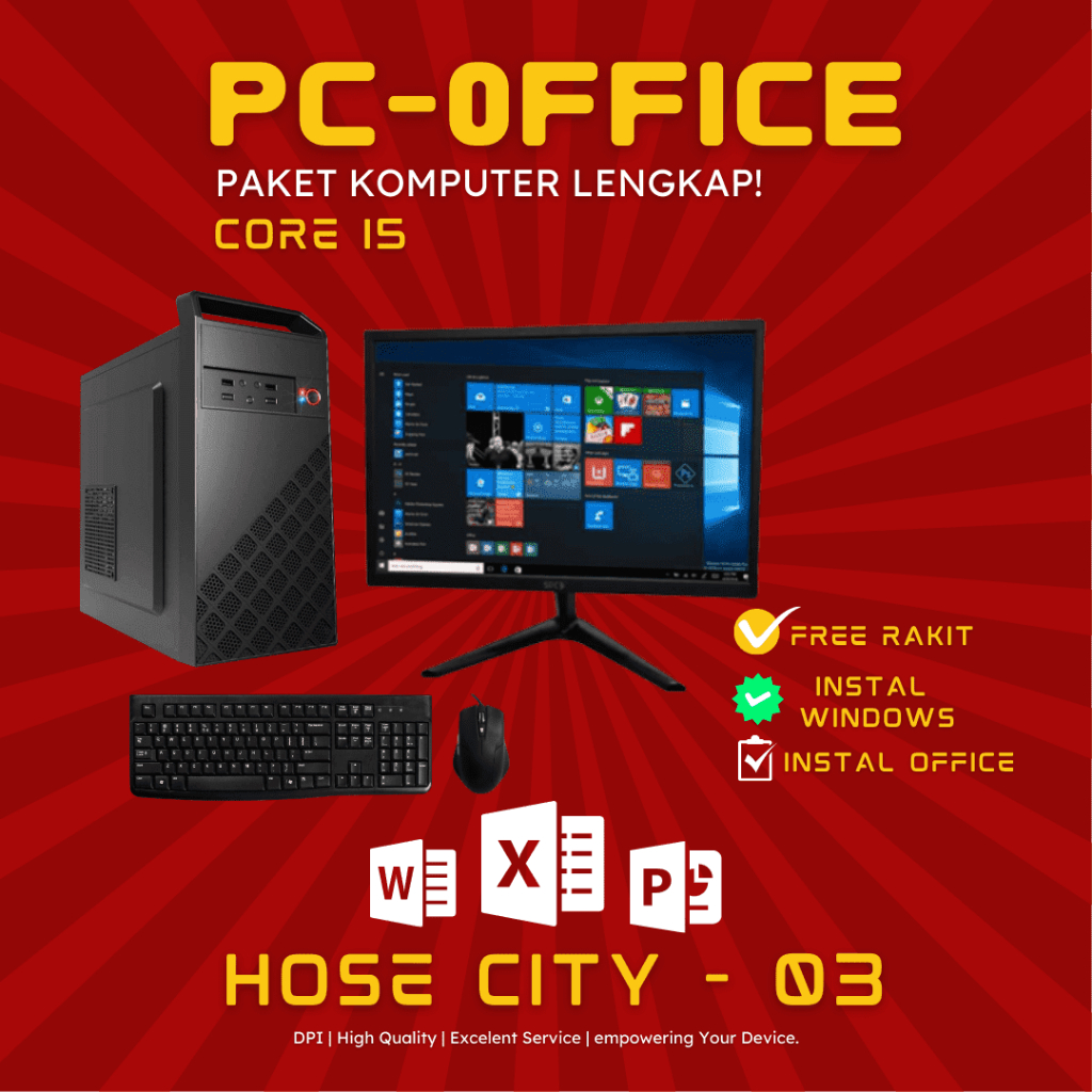 Jual komputer kantor rakitan lengkap full set murah Intel Core i5 Ram 8gb baru | Shopee Indonesia