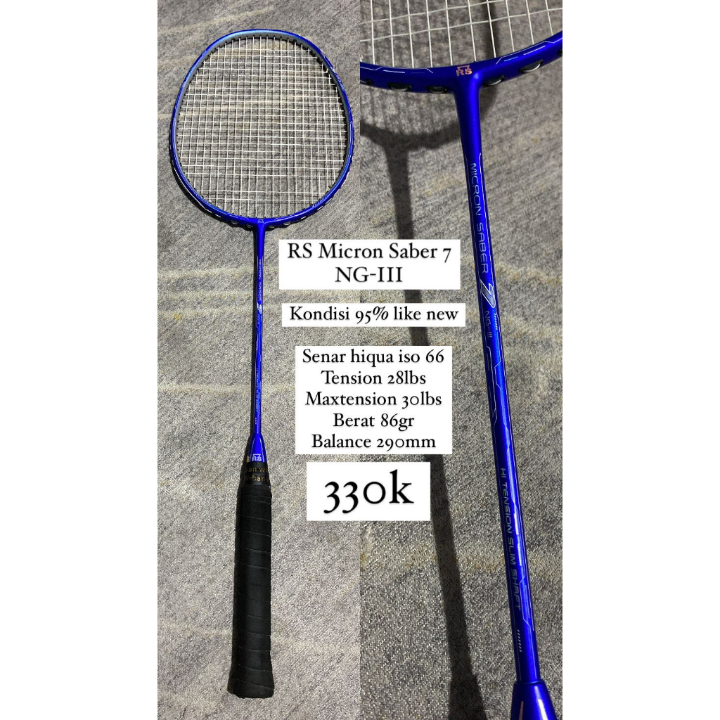 Jual RS Micron Saber 7 NG-III (second) | Shopee Indonesia