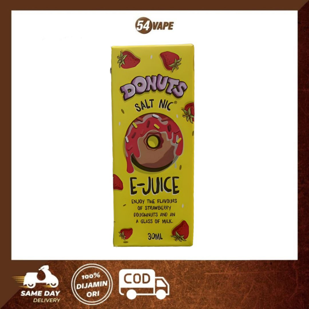 Jual Liquid Donuts Strawberry Salt 30ml | Shopee Indonesia