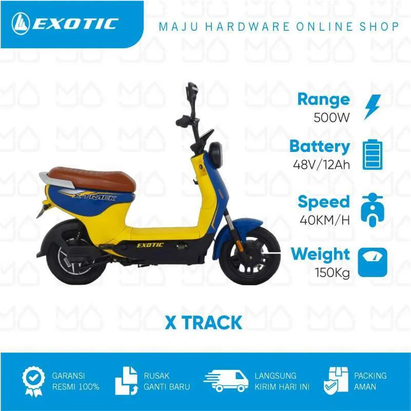 Jual SEPEDA LISTRIK EXOTIC X-TRACK | Shopee Indonesia