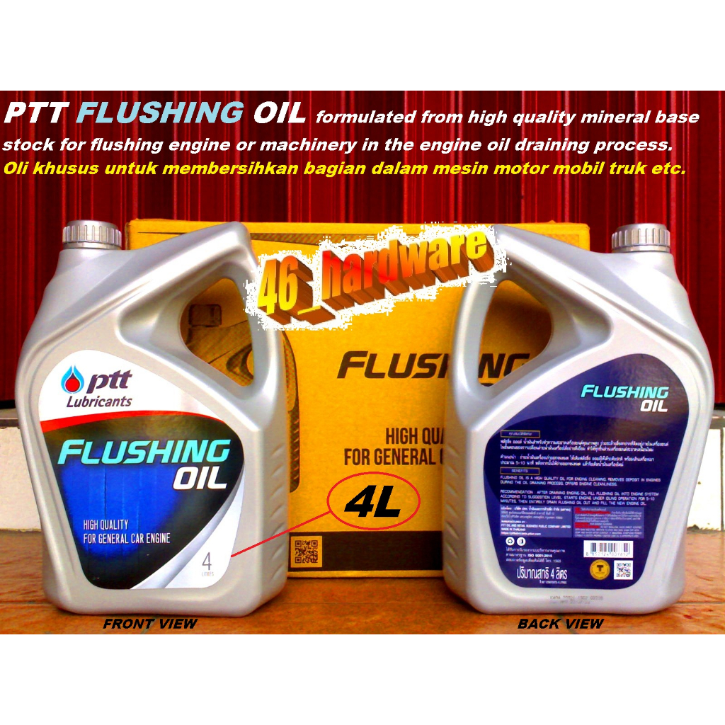 Jual PTT FLUSHING OIL Engine Flush OLI MOBIL MOTOR TRUK KAPAL LAUT ...