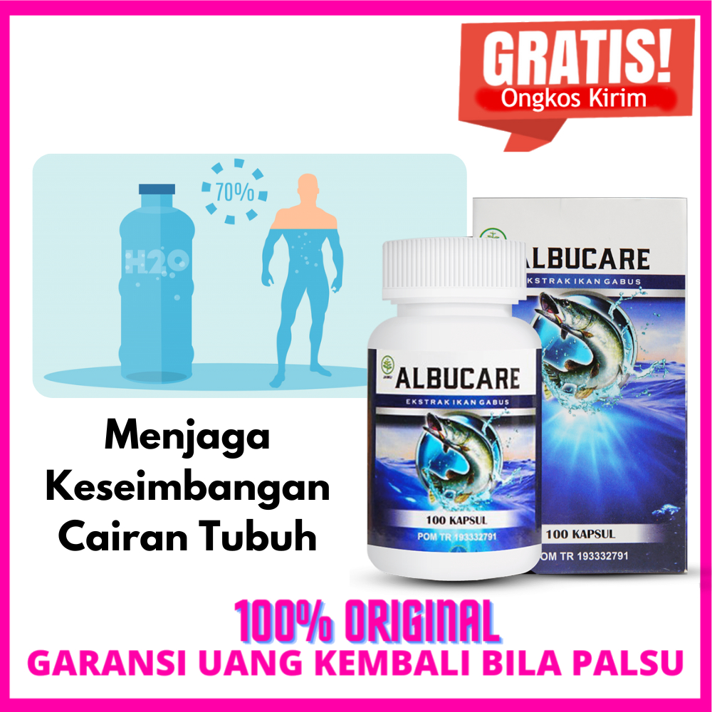 Jual Kapsul Albucare Ekstrak Albumin Menjaga Keseimbangan Cairan Tubuh ...