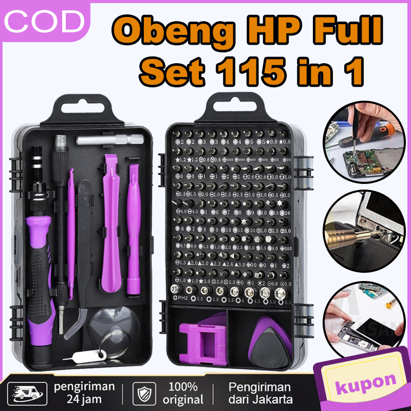 Jual Obeng Set Komplit Serbaguna Mini Toolkit Set/Obeng HP Full Set 115 ... Jual Obeng Set Komplit Serbaguna Mini Toolkit Set/Obeng HP Full Set 115 ...
