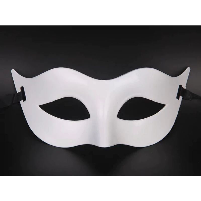 Jual topeng masquerade putih topeng zoro putih | Shopee Indonesia