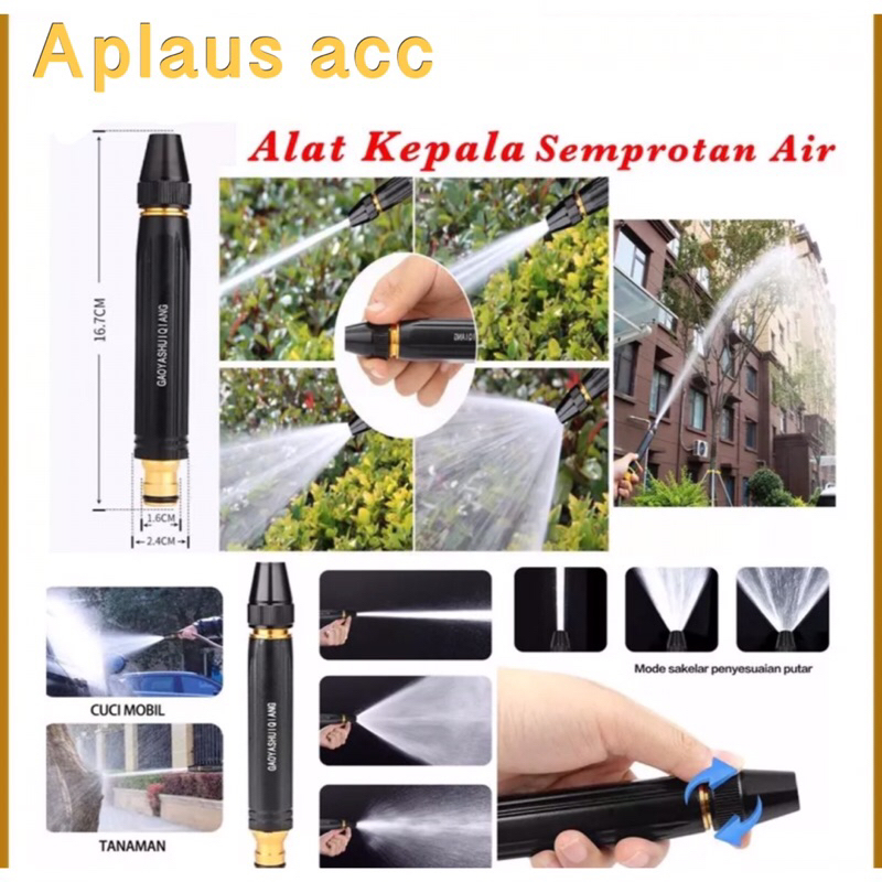 Jual Kepala Semprotan Air Alat Spray Taman Steam Motor Mobil Serbaguna ...