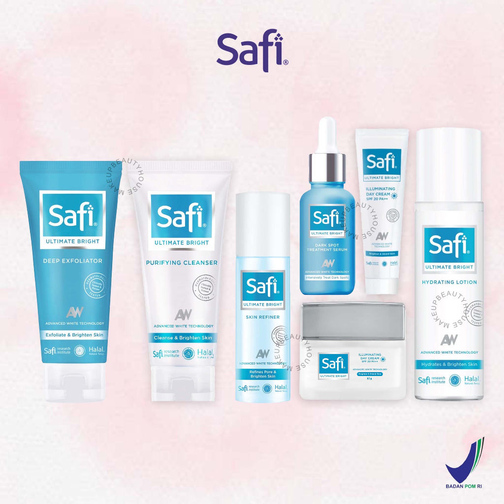 Jual SAFI Ultimate Bright Series - Serum | Lotion | Skin Refiner | Day Cream | Shopee Indonesia