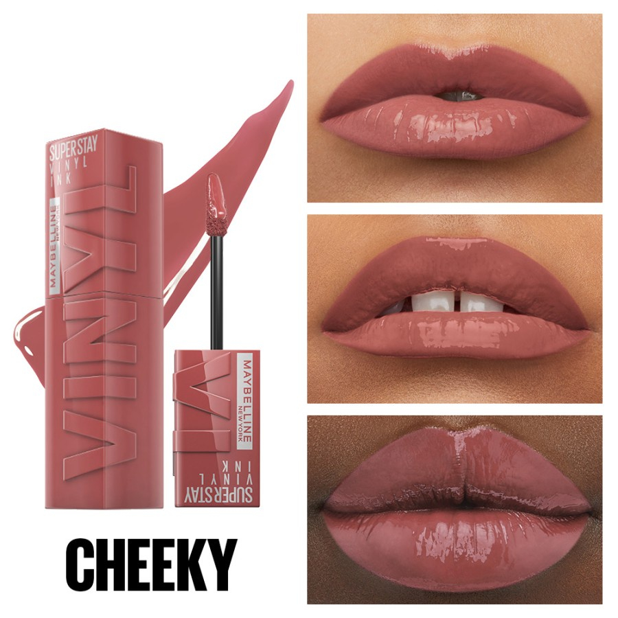 Jual MAYBELLINE SUPERSTAY VINYL INK Lippy Pepy Keen Peachy Charmed ...