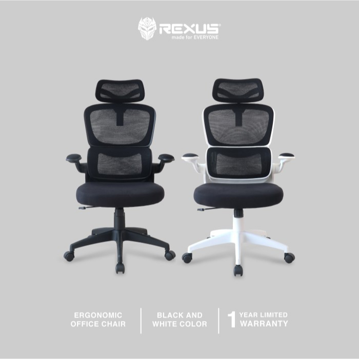 Jual Rexus Ergonomic Office Chair Kursi Kantor NC-2 / NC2 | Shopee ...