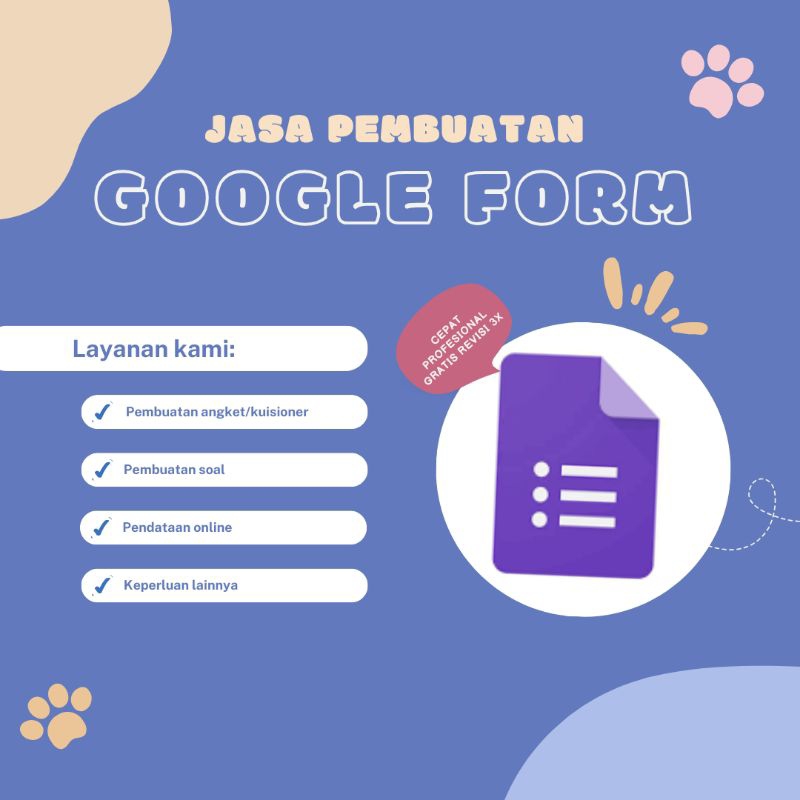 Jual Jasa Pembuatan Google Form | Shopee Indonesia