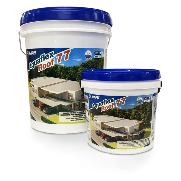 Jual Aquaflex Roof 77 Grey, Pail 18 Kg / waterproofing dinding atau ...
