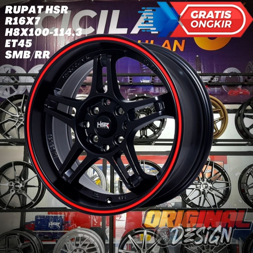 Jual Velg Mobil Agya , Yaris , Kia Rio , Picanto , HSR RUPAT Ring 16 R16 Murah | Shopee Indonesia