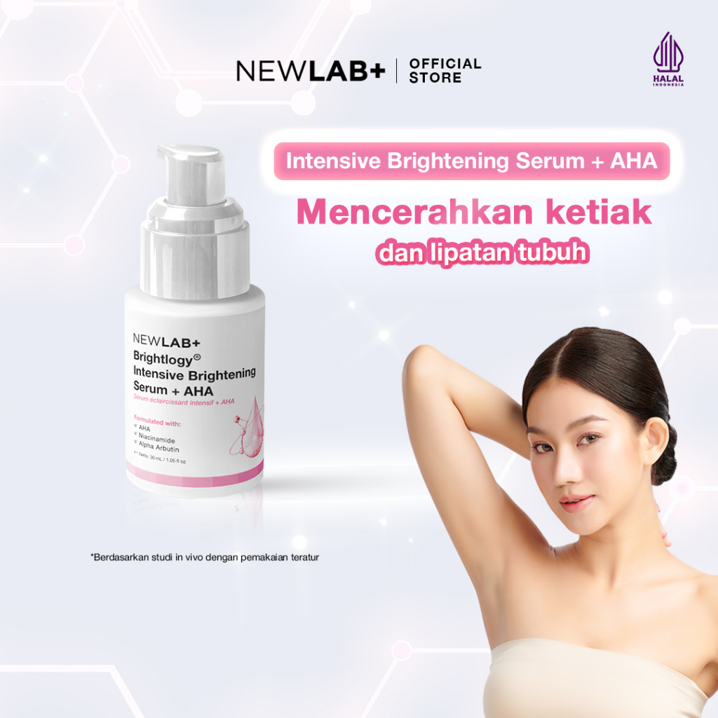 Jual Newlab Underarm Intensive Brightening Serum + AHA 30ml | Shopee ...