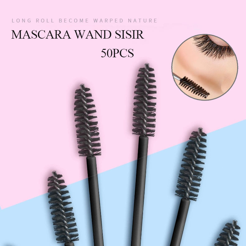 Jual [50PCS] Mascara Wand Spoolie Sisir Bulumata Eyelash Extension ...