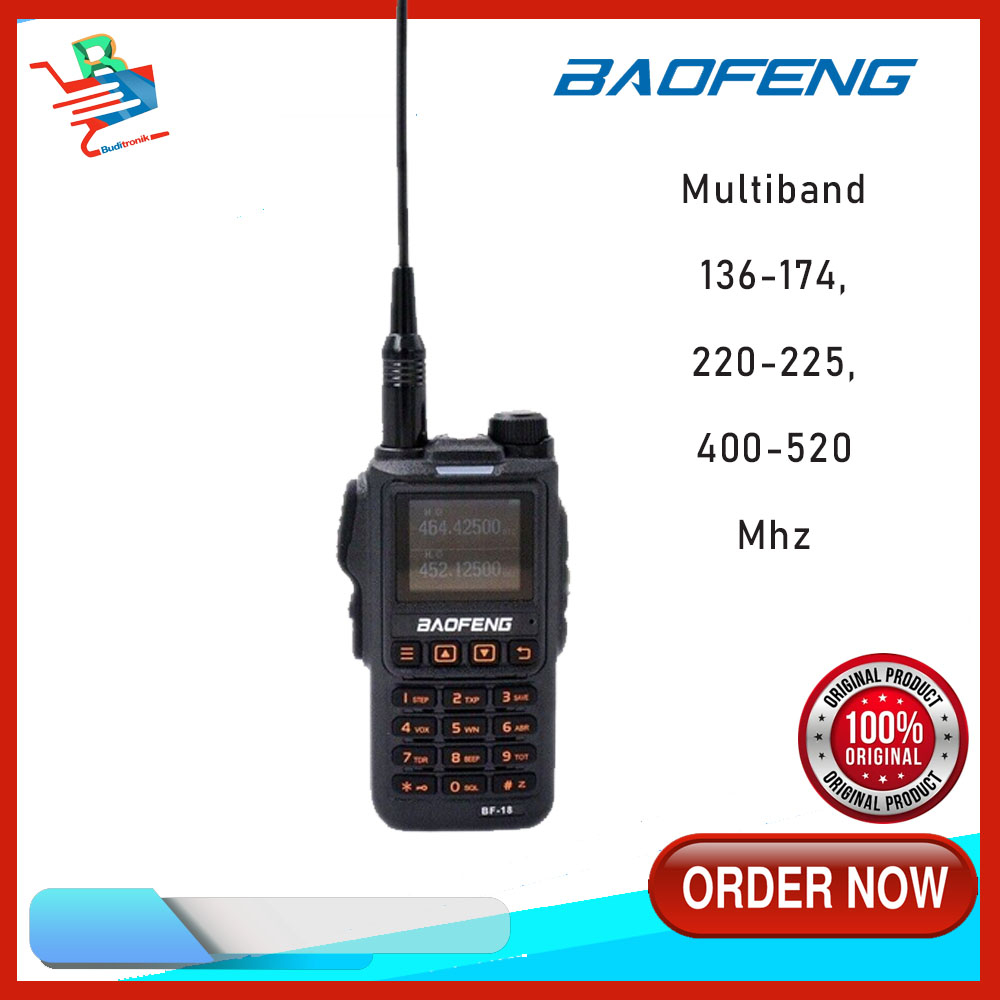 Jual Ht Baofeng BF 18L Multiband Type C Original | Shopee Indonesia