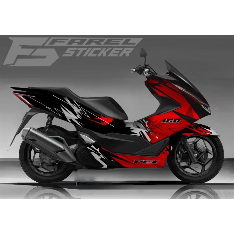Jual decal motor Honda PCX 150/160 full body stiker variasi dekal untuk ...