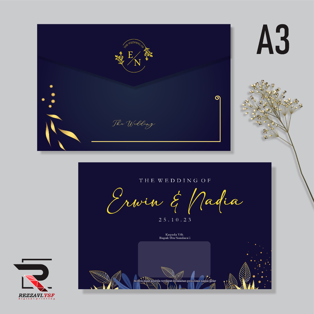 Jual Undangan Pernikahan Art Paper Glossy | Shopee Indonesia