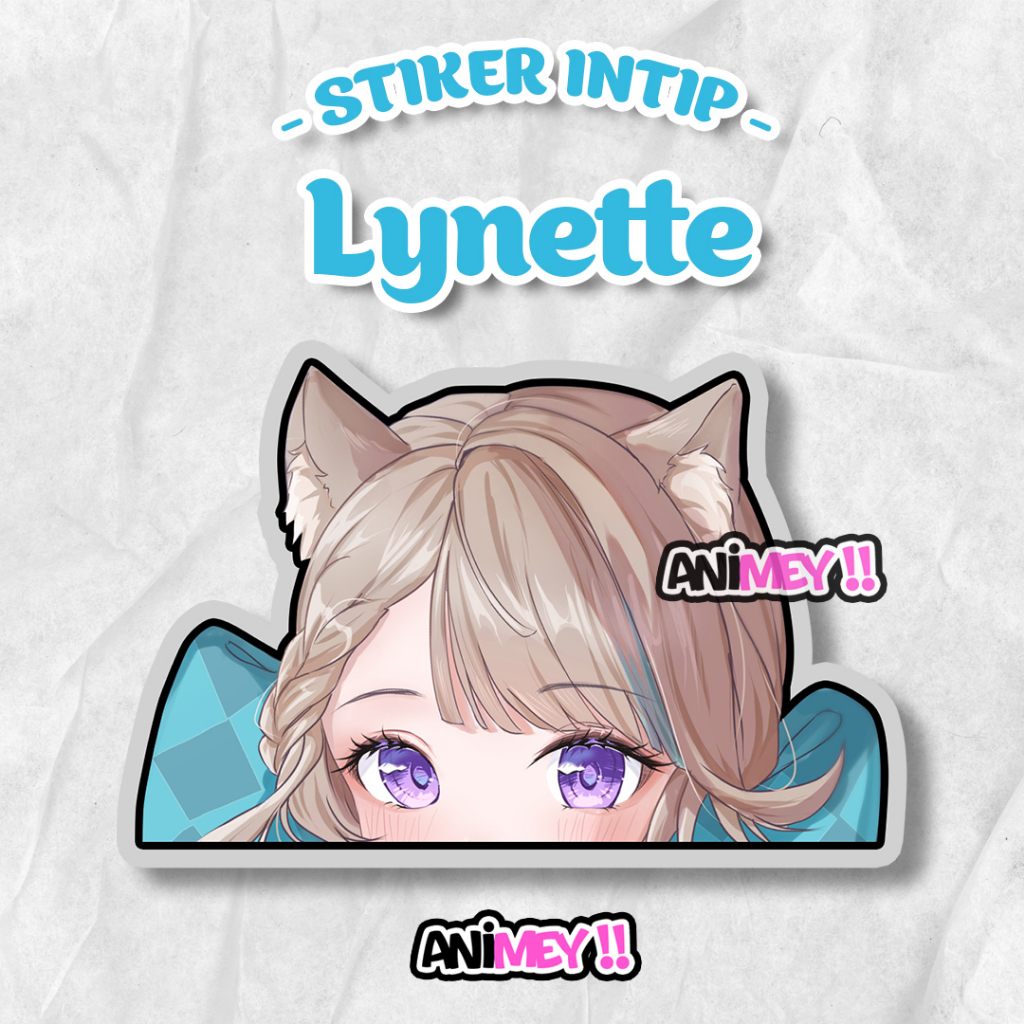 Jual Stiker Intip Lynette Genshin Impact / Sticker Anime Waterproof ...
