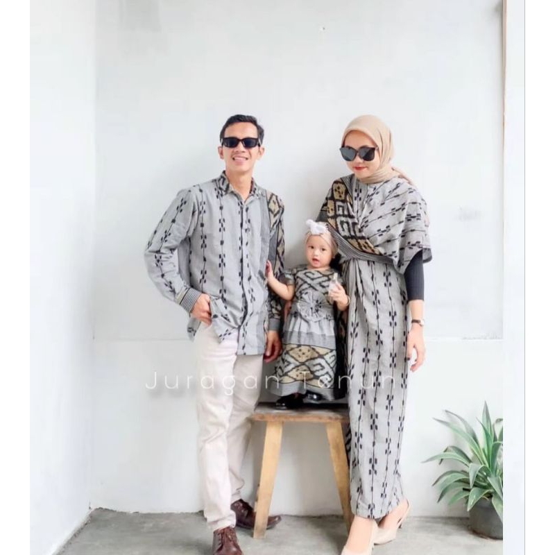 Jual Baju Tenun Couple Kania CP 012 - Sarimbit Tenun - Baju Pasangan ...