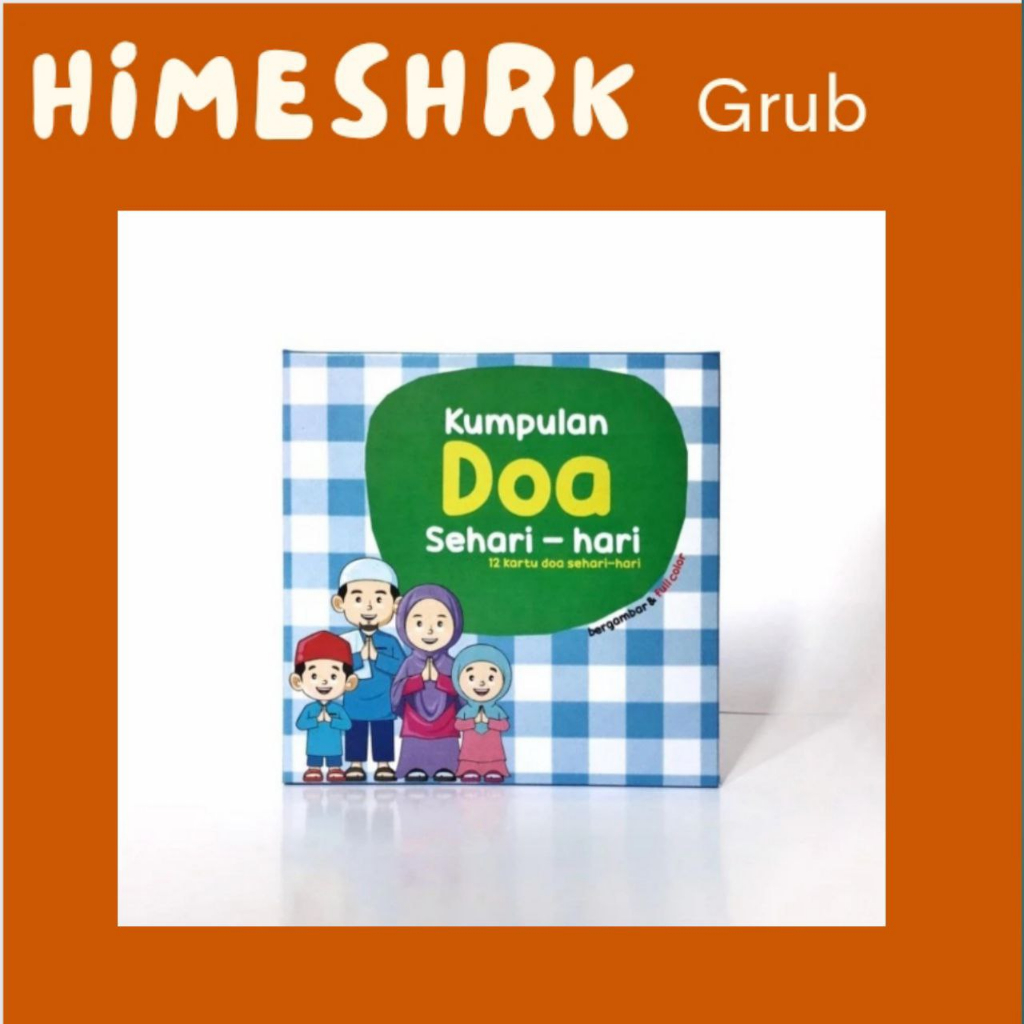 Jual flash card macam macam doa sehari hari kartu pintar anak flashcard ...