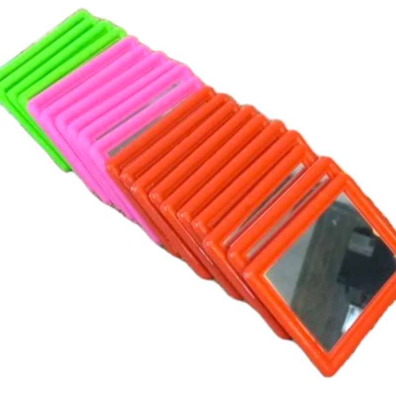 Jual Kaca Cermin Kotak Mini Frame Plastik Tebal Multi Gambar 20 pcs ...