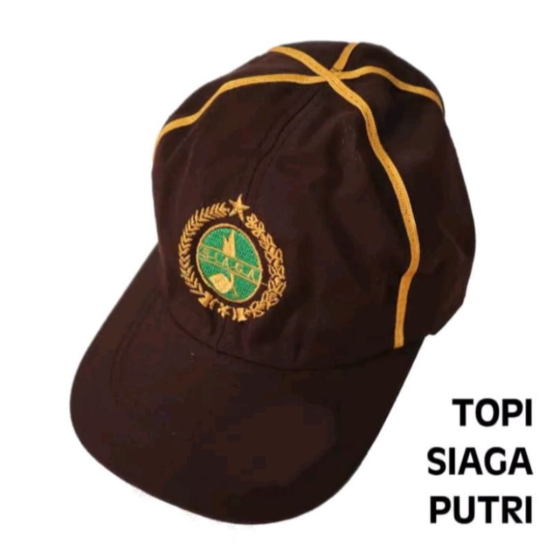 Jual TOPI PRAMUKA SIAGA UNTUK PUTRI(LOGO BORDIR) | Shopee Indonesia