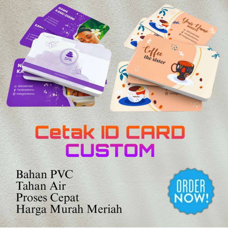 Jual Cetak ID CARD / Kartu Member / KTA / Kartu Pelajar / kartu santri ...